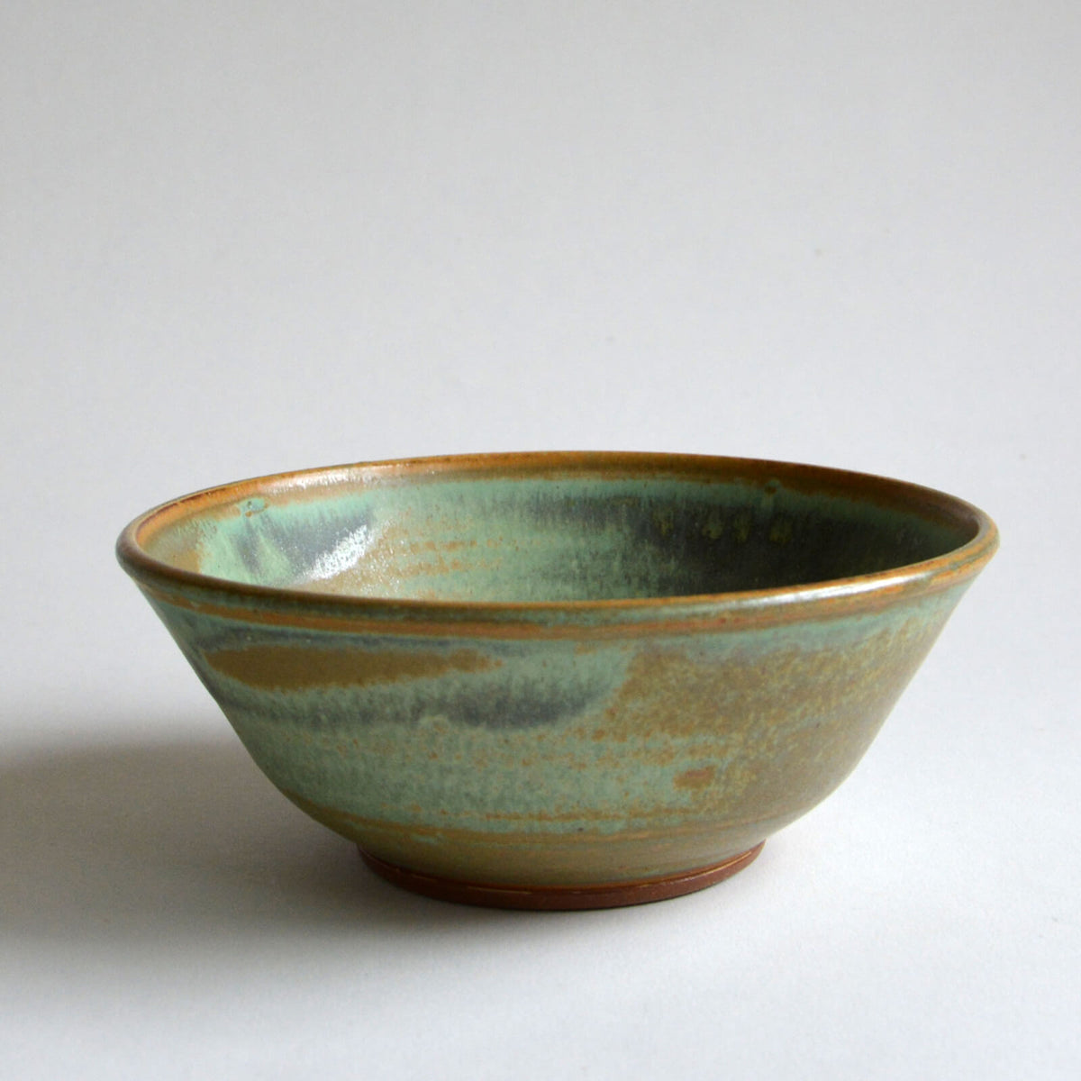Soup Bowl-Lichen – Keyes Pottery